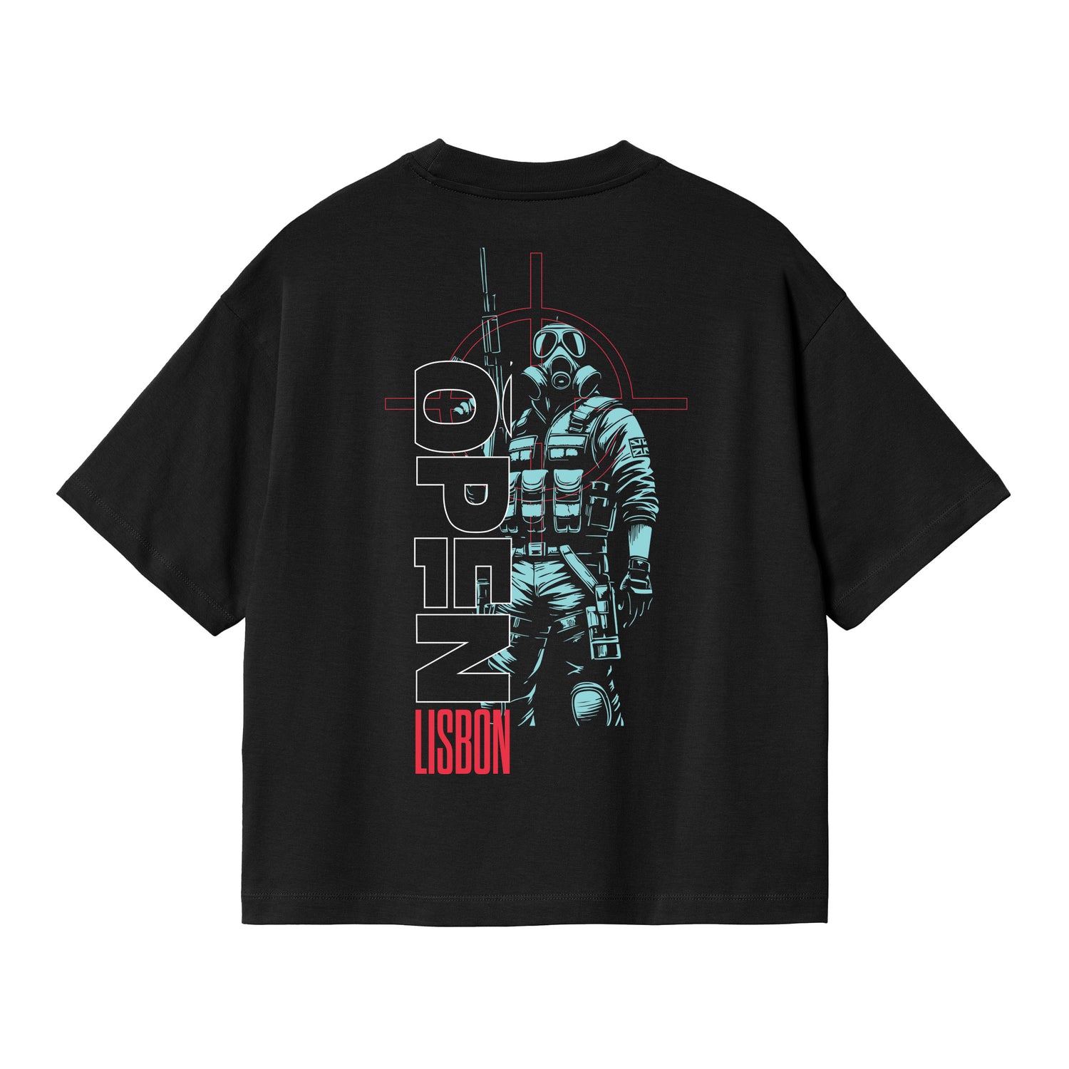 2025 BLAST Open: Lisbon Black Box Fit T-shirt
